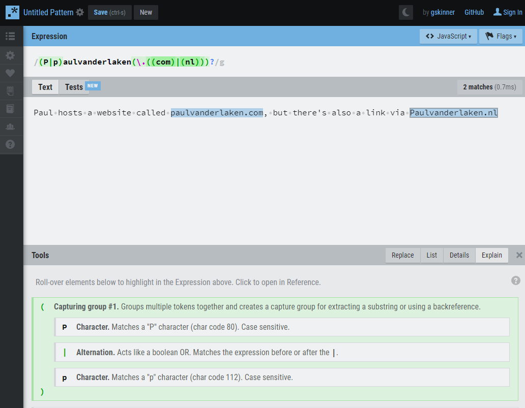 Curated Regular Expression Resources – paulvanderlaken.com