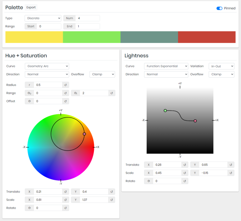 Color curves: Choose a color palette with gradient – paulvanderlaken.com